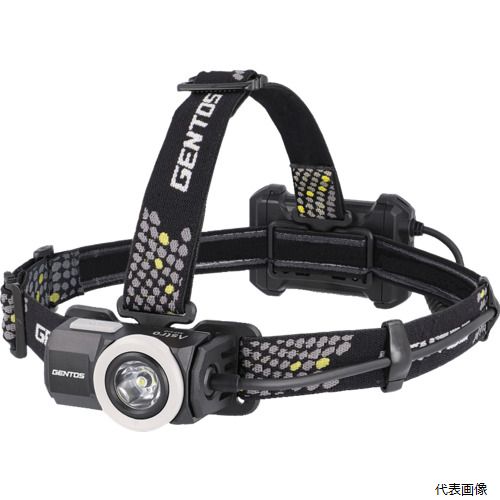 【特長】 ●バッテリーインジケーター付きヘッドライトです。 【用途】 ●夜間の作業現場や屋内での点検作業に。 ●暗所の手元作業で両手を使用する場合に。 【仕様】 ●明るさ(lm)：350 ●幅(mm)：81.4 ●奥行(mm)：41.1 ●...