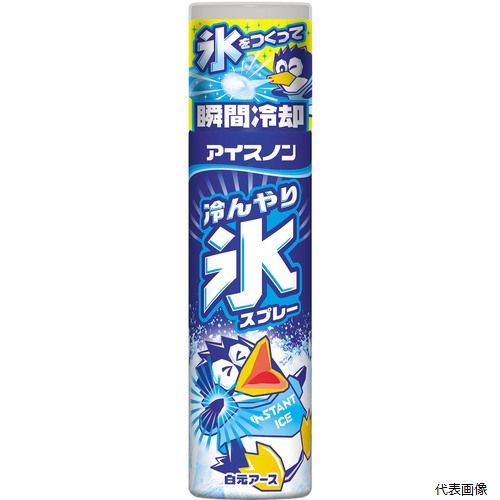【特長】 ●氷を作って、瞬間冷却。 ●ハンカチなどにスプレーすると、ミストが氷上に変化し、ほてった肌に充てるだけでどこでも瞬間冷却ができます。 【用途】 ●暑い季節の熱中症対策に。 ●スポーツ、レジャー、通勤、通学時に。 【仕様】 ●縦(m...