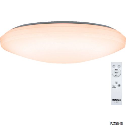 【特長】 ●お部屋のすみずみまで明るい広配光のLEDシーリングです。 【用途】 ●お部屋全体が明るい調光モデルです。 【仕様】 ●明るさ(lm)：3329 ●光源色：電球色 ●幅(mm)：434 ●長さ(mm)：434 ●高さ(mm)：12...