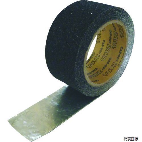 【特長】 ●簡単な施工ですべり止め対策が行えます。 【用途】 ●屋内・屋外兼用。 ●段差、ステップ、脚立などのちょっとしたところのすべり止めに。 ●色：ブラック ●幅(mm)：50 ●長さ(m)：5 ●厚さ(mm)：1 ●粘着力：15N/2...