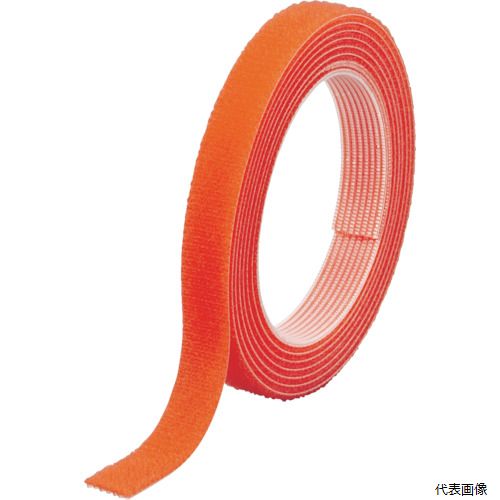 【特長】 ●片面にプラスチックフック・片面に織物ループの付いた両面タイプのマジックテープ［［R下］］です。 ●プラスチックフックのため、強い係合力で結束に利用できます。 ●必要に応じた長さでカットできます。 【用途】 ●コード・ホースなどの...