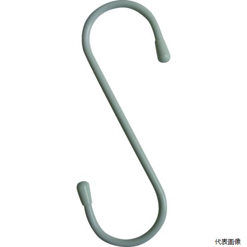 【特長】 ●被覆線ですのでサビず、相手側にキズをつけません。 【用途】 ●一般商品の収納の吊具として。 ●物の吊り下げ、引っ掛けとして 【仕様】 ●使用荷重(kN)：0.11 ●色：白 ●D(mm)：5 ●L(mm)：150 ●S(mm)：...