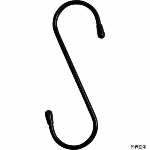 【特長】 ●被覆線ですのでサビず、相手側にキズをつけません。 【用途】 ●一般商品の収納の吊具として。 ●物の吊り下げ、引っ掛けとして 【仕様】 ●使用荷重(kN)：0.11 ●色：黒 ●D(mm)：5 ●L(mm)：150 ●A(mm)：...