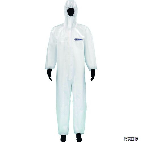 【特長】 ●SMS製防護服は、柔軟性に富み、優れた通気性と良好なバリア性を発揮します。 ●縫い目は内縫いです。 【用途】 ●粉じん対策に。 【仕様】 ●色：白 ●サイズ：LL ●適合身長(cm)：164〜182 ●適合胸囲(cm)：92〜1...