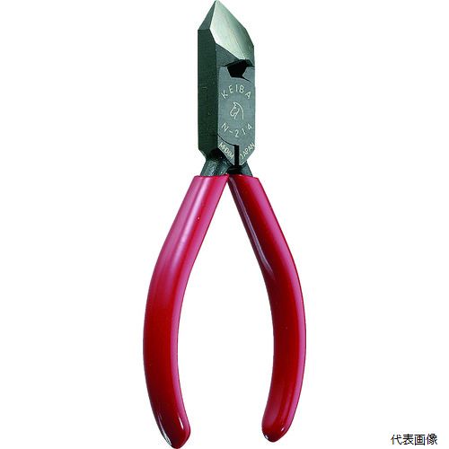 【特長】 ●握りやすさにこだわった絶妙なハンドル形状です。 ●神戸製鋼所製オリジナル高級鋼材「マルトロイ［［R1］］」を使用しています。 ●「KEIBA」ならではの極上の切れ味です。 【用途】 ●線材等を切る、ステープルを取り外す等の用途に...