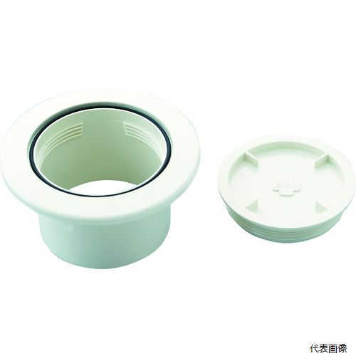 【特長】 ●壁面貫通部用のエアコンキャップです。 【用途】 ●エアコンキャップ。 【仕様】 ●A(mm)：66.5 ●B(mm)：89 ●C(mm)：58.5 ●適用パイプ内径×外径(mm)：VP-65(67×76) ●因幡電工　エアコンキ...