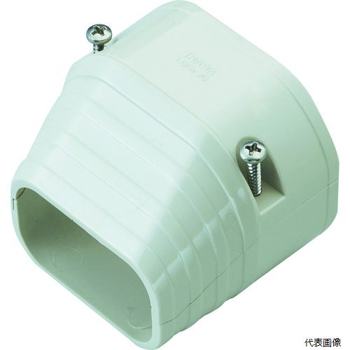 【特長】 ●家庭用エアコンに多いエアコン配管サイズに限定したラインナップでコストパフォーマンスに優れた配管化粧カバーです。 【用途】 ●機器接続部用。 【仕様】 ●色：アイボリー ●A(mm)：74.5 ●B(mm)：62 ●C(mm)：5...