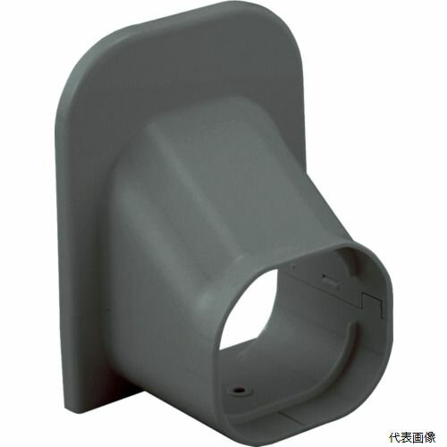 【特長】 ●家庭用エアコンに多いエアコン配管サイズに限定したラインナップでコストパフォーマンスに優れた配管化粧カバーです。 【用途】 ●天井・壁からの配管取り出し部用化粧カバー。 【仕様】 ●色：アイボリー ●A(mm)：120 ●B(mm...