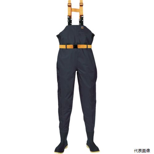 【特長】 ●擦れに強い210デニールの生地です。 ●塩ビ製の長靴で底部は耐油性に優れています。 ●内側のナイロンメッシュ生地でスムーズな着脱が可能です。 ●完全防水なので、水中作業・漁業・農作業に最適です。 【用途】 ●水中での軽作業に。 ...