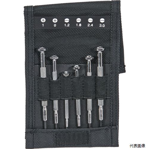 【特長】 ●作業性のよい頭部回転式で、小ねじの早回しに最適です。 ●持ち運びに便利な縫製ケース付です。 【仕様】 ●セット内容：TSDA-1.2、TSDA-1.8、TSDA-2.4、TSDA-3.0、TSDA-0、TSDA-1 ●セット内容...