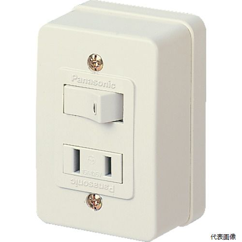 【特長】 ●タンブラスイッチです。 【仕様】 ●定格：スイッチ10A300V/コンセント15A125V ●幅(mm)：52 ●長さ(mm)：74 ●厚さ(mm)：35.9 ●色：ミルキーホワイト 【入数】 ●1個 他のサイズはこちら 在庫の...