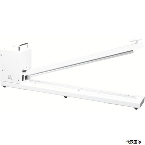【特長】 ●ポリ袋などの軽包装が簡単にできる、卓上の（瞬間通電）シーラーです。 【仕様】 ●シール幅(mm)：3 ●シール長さ(mm)：600 ●電源(V)：100 ●消費電力(W)：1130 ●本体寸法(mm)幅：122 ●本体寸法(mm...