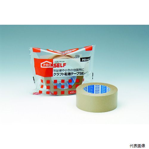 【特長】 ●巻き戻しが軽く粘着剤も強く無溶剤で環境にやさしいです。 【用途】 ●小荷物、小包の包装用に段ボールの封かんに。 【仕様】 ●色：茶 ●幅(mm)：50 ●長さ(m)：50 ●厚さ(mm)：0.13 ●テープカット条件：手で切断可...