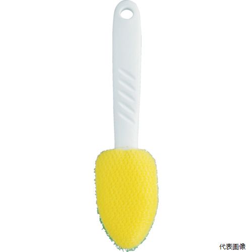 【特長】 ●ソフト面（イエロー）は、シャツやブラウスなどの襟・袖の汚れをやさしく落とします。 ●ハード面（グリーン）は、制服や作業着などのガンコ汚れをかき出します。 【用途】 ●ソフト面でシャツやブラウスなどの襟・袖洗いに。 ●ハード面で制...