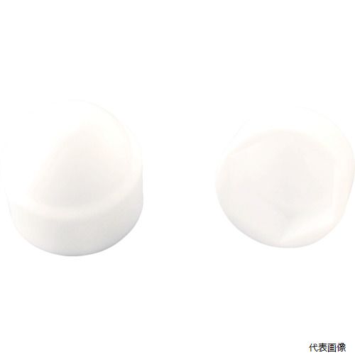 【特長】 ●ボルトナット部用の保護キャップです。 【用途】 ●ボルトナット部でのけが防止やサビ防止に。 【仕様】 ●色：白 ●適合ねじ：M16 ●D(mm)：23.8 ●適用ボルト寸法：M16 ●適用ナット寸法：M16 ●パック入数：10個...
