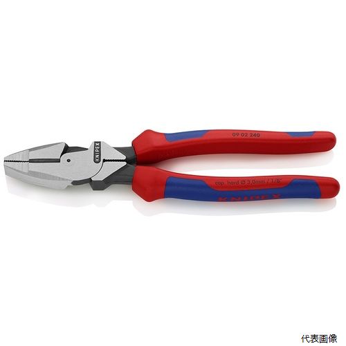 【特長】 ●従来の約半分の力でグリップできます。 ●ソフトおよびハードワイヤー用の切刃付きです。 ●入念な焼き入れ処理が施されたカッター部の硬度は約HRC62です。 ●ジョイント下部分でより強力にグリップ可能です。 【仕様】 ●全長(mm)...