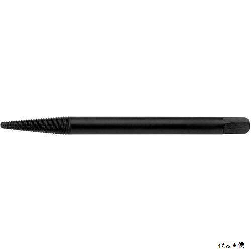 【特長】 ●高品質の鋼材を使用した、エキストラクターです。 ●抜群の耐久性と高い作業性を発揮します。 【用途】 ●折れ込んだボルトやパイプの抜き取りに。 【仕様】 ●使用ボルトねじ：M3〜M6 ●全長(mm)：50 ●使用ドリル下穴寸法(m...