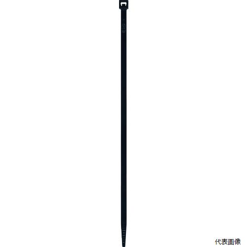 【特長】 ●主に屋内での結束に適した高品質ケーブルタイです。 【用途】 ●電線ケーブルの固定や結束に。 【仕様】 ●色：黒 ●幅(mm)：4.5 ●長さ(mm)：300 ●厚さ(mm)：1.5 ●最大結束径(mm)：82 ●引張強度(N)：...
