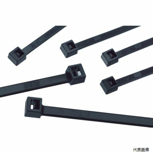 【特長】 ●主に屋外での結束に適した高品質ケーブルタイです。 【用途】 ●電線ケーブルの固定や結束に。 【仕様】 ●色：黒 ●幅(mm)：4.5 ●長さ(mm)：300 ●厚さ(mm)：1.5 ●最大結束径(mm)：82 ●引張強度(N)：...