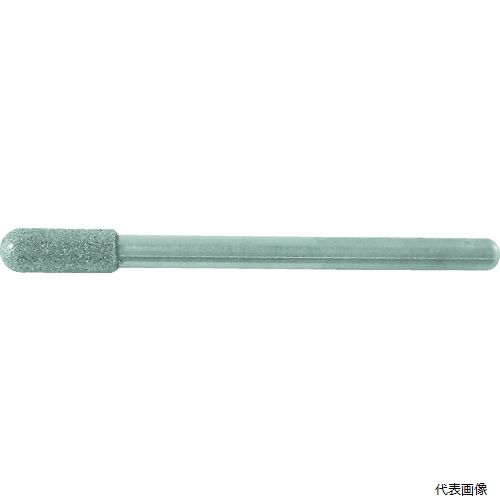 【特長】 ●頭頂部がR形状のため、穴あけや小さい穴のバリ取りなどの使用に向いています。 ●ヌープ硬度約7000（地球上で最も硬い物質）で金属類、大理石、ガラスなど、ほとんどの被削材に使用可能です。特にセラミック材などの高硬度な被削材に最も適...