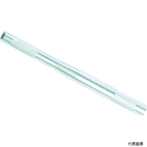 【特長】 ●六角棒レンチ用のパイプハンドルです。 ●六角棒レンチに差して使用し、回し作業の力の補完を行います。 ●ボールポイントを使用して本締めができます。 【仕様】 ●全長(mm)：190 ●形状：ストレート型 ●タイプ：ロング ●六角棒...