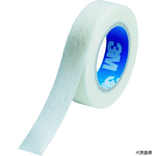 【特長】 ●皮膚が蒸れにくい微小孔構造です。 【用途】 ●ガーゼなどの固定に。 【仕様】 ●色：白 ●幅(mm)：11 ●長さ(m)：6.5 ●手で切断可能 ●剥離紙なし 【材質／仕上】 ●基材：レーヨン ●粘着剤：アクリル系 【入数】 ●...