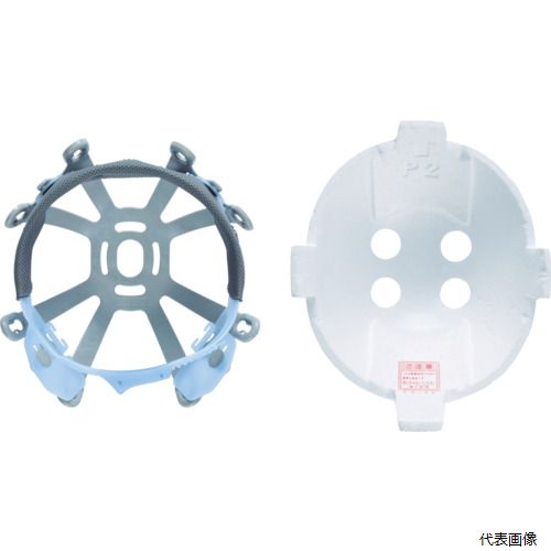 【仕様】 ●適合機種：159-EPZS-EPA-S 【材質／仕上】 ●ヘッドバンド・ハンモック：ポリエチレン ●あごひも：塩化ビニール ●衝撃吸収ライナー：発泡スチロール 【セット内容／付属品】 ●ヘッドバンド装備（EPA-S） ●衝撃吸収...