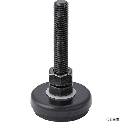 【特長】 ●スチール部分に亜鉛メッキを施しています。 ●ねじ部裏にプラスドライバー用の十字穴があるため簡単にインパクトレンチなどで取り付けできます。 ●ADW型の底部材料クロロプレンゴムは耐候性に優れています。 【用途】 ●工作機械・自動販...