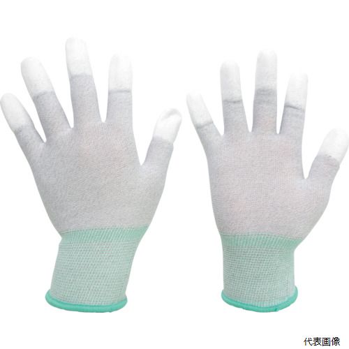 【特長】 ●静電気拡散性カーボン導電糸を全体に編み込み、静電気対策に効果的です。 ●繰り返し洗濯して使用可能です。 ●ウレタンが柔らかく、細かな作業に最適です。 【用途】 ●電子部品や精密機械組立作業。 【仕様】 ●色：グレー ●サイズ：M...