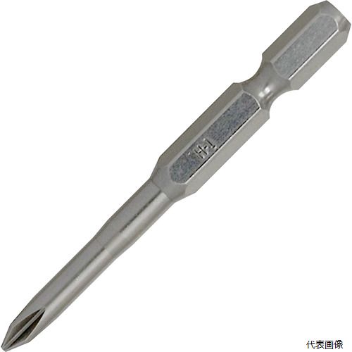 【特長】 ●精密性に優れた特殊表面加工により、ビスの食いつきが抜群です。 ●ねばり強く、耐摩耗性・耐衝撃性に優れています。 【用途】 ●充電・電動ドライバー用ビットとして。 【仕様】 ●刃先：［［＋］］1 ●全長(mm)：65 ●シャンク径...