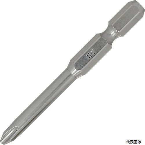 【特長】 ●精密性に優れた特殊表面加工により、ビスの食いつきが抜群です。 ●ねばり強く、耐摩耗性・耐衝撃性に優れています。 【用途】 ●充電・電動ドライバー用ビットとして。 【仕様】 ●刃先：［［＋］］2 ●全長(mm)：65 ●シャンク径...