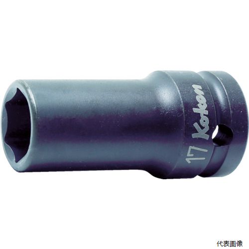 【特長】 ●ボルト／ナットに接する開口部(6角)はもちろんのこと、差し込み側の四角駆動部にも角を傷めずハイトルクを確実に伝える面接触のフラットドライブを採用しています。 【仕様】 ●差込角(mm)：12.7 ●対辺寸法(mm)：32 ●全長...