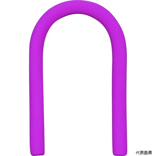 【特長】 ●手で自由に曲げられ色々な用途に使用できます。 ●表面は柔らかいゴムでできているので、すべり止め効果が抜群です。 【用途】 ●小物などの吊り下げや結束具として。 【仕様】 ●色：ピンク ●使用荷重(kN)：0.05 ●外径(mm)...