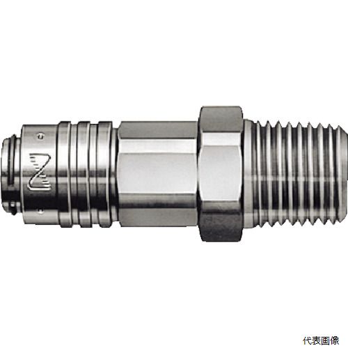 【特長】 ●ソケットにバルブを備えながらスリーブ外径9.5mmの小型タイプで、押し込むだけのワンタッチ接続です。 【仕様】 ●最高使用圧力(MPa)：1.0 ●使用流体：空気 ●使用温度範囲(℃)：-20〜80 ●耐圧力(MPa)：1.5 ...