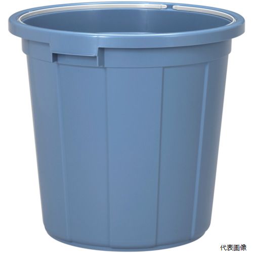 【特長】 ●本体側面の凸凹は強度を兼ね備え、ポリ袋止め付きです。 【用途】 ●ゴミ箱 ●色：ブルー ●間口(mm)：440 ●奥行(mm)：430 ●高さ(mm)：400 ●容量(L)：35 ●外径(mm)：440 ●食品衛生法適合（ポジテ...