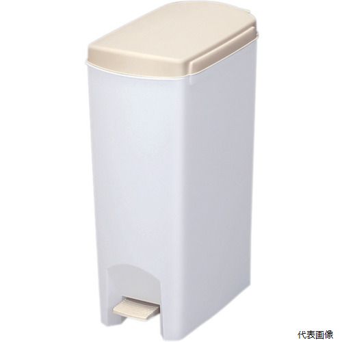 【特長】 ●踏みやすい幅広のペダルを採用し、移動に便利なキャスター付きです。 ●Ag＋抗菌加工　超スリムタイプのペダルペールです。 【用途】 ●ゴミ箱に。 【仕様】 ●色：ホワイト ●間口(mm)：195 ●奥行(mm)：330 ●高さ(m...