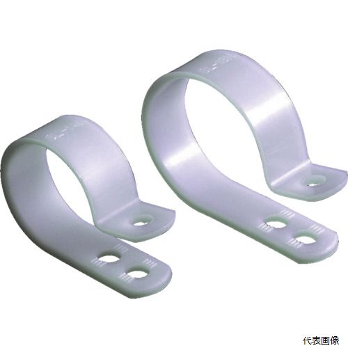 【特長】 ●内側のエッジ部は丸味を帯びているので、電線被覆を傷つけません。 ●SL-14N〜SL-32Nは、収束径を変えることができます。 【用途】 ●配線束、ケーブルのビス固定用クリップ。 【仕様】 ●色：ナチュラル ●寸法(mm)A：1...