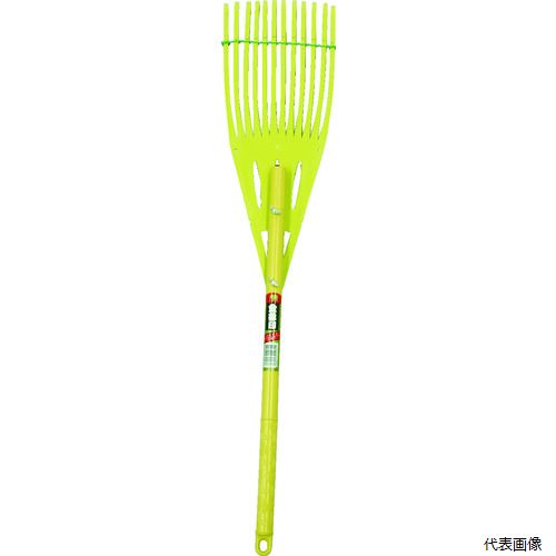 【特長】 ●頭部に樹脂を採用し、コンパクトで軽量タイプです。 【用途】 ●落ち葉やゴミ、植木の刈込み後の収集作業に。 ●除草後のならし作業に。 ●幅(mm)：160 ●長さ(mm)：725 ●頭部爪数(本)：12 ●頭部長さ(mm)：430...