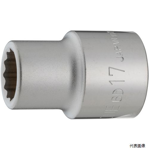 【特長】 ●スタンダードタイプで、対辺12角形状です。 ●重工業整備まで必要なツールを取りそろえています。 ●12角は6角よりも、ボルト頭やナットに対して2倍差し込みやすく作業効率がアップします。 【用途】 ●ボルト・ナットの締付け・緩め作...