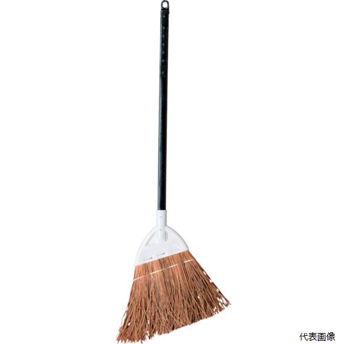 【特長】 ●手軽に使える安価タイプです。 【用途】 ●清掃ホーキ。 【仕様】 ●幅(mm)：200 ●長さ(mm)：730 ●全長(mm)：約730 ●全長：約730mm 【材質／仕上】 ●毛：シダ100% ●柄：木芯入ポリエチレンカバー ...