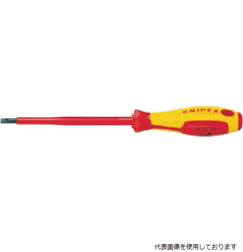 【特長】 ●楕円形のグリップにより、転がりにくい形状です。 【仕様】 ●刃先：［［−］］3.0 ●軸長(mm)：100 ●全長(mm)：202 ●刃厚(mm)：0.5 ●1000V絶縁仕様（VDEテスト済） ●欧州規格EN60900適合品 ...
