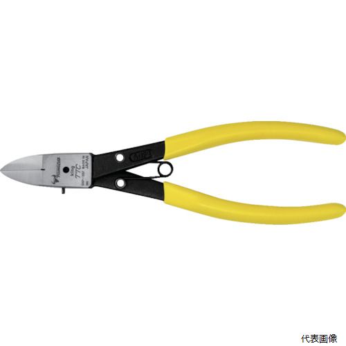 【特長】 ●先端を細長くし、成型品やランナーに邪魔されずにゲート切りができます。 【仕様】 ●全長(mm)：168 ●刃表面形状：フラット刃 ●切断能力(mm)ABS樹脂：φ5 ●切断能力(mm)プラスチック：φ5 ●切断能力(mm)樹脂：...