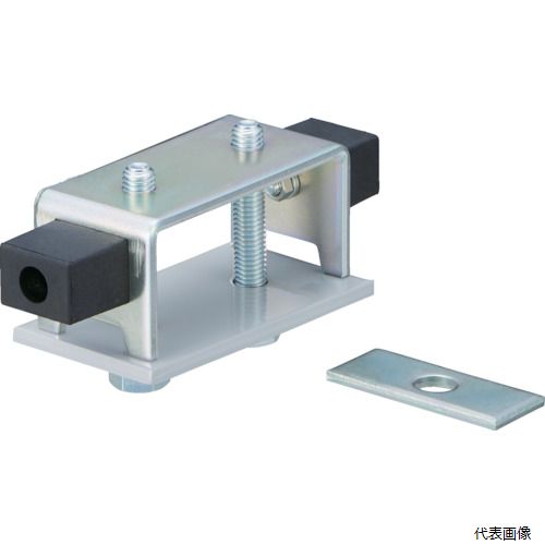 【特長】 ●鉄扉と車の連結に適しています。 ●車の脱落止めや扉の位置決めに使います。 ●大きな衝撃力が予想される場合には、扉を堅枠に当てて止めてください。※カーブレールには使用できません。 【用途】 ●複車・単車と鉄扉の連結用 【仕様】 ●...