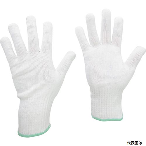 【特長】 ●ステンレス繊維と摩耗に強い高強力ポリエチレン（ツヌーガ［［R下］］）を使用しているので耐久性が高いです。 ●薄手なのでインナー用としても使用できます。 ●金属糸を使用していますが、糸の加工技術により高い伸縮性を持たせています。 ...