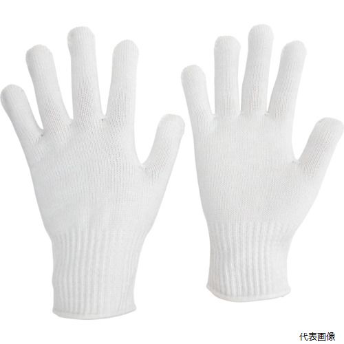 【特長】 ●ステンレス繊維と摩耗に強い高強力ポリエチレン（ツヌーガ［［R下］］）を使用しているので耐久性が高いです。 ●薄手なのでインナー用としても使用できます。 ●金属糸を使用していますが、糸の加工技術により高い伸縮性を持たせています。 ...