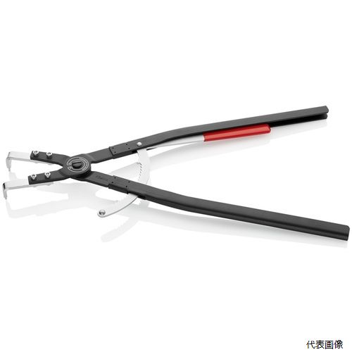 【特長】 ●ロック機構付です。（解除可能） ●先端チップは焼き入れ処理済みで交換も可能です。 ●ハンドルはブラックパウダーコーティング仕上げです。 【仕様】 ●リング使用範囲(mm)：122〜300 ●爪先端径(mm)：3.5 ●全長(mm...