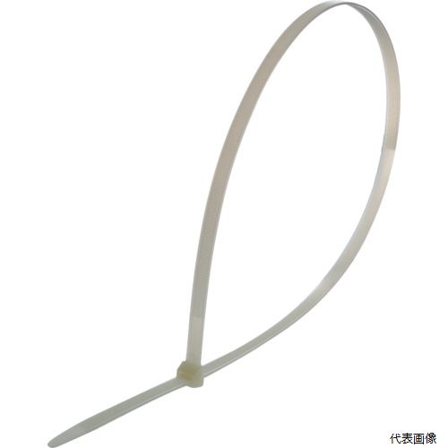 【特長】 ●主に屋外での結束に適した汎用性の高いタイプです。 【用途】 ●ワイヤ、ケーブル、ホースなどの結束に。 ●屋外使用に最適です。 【仕様】 ●色：黒 ●幅(mm)：12.7 ●長さ(mm)：230 ●厚さ(mm)：2.2 ●最大結束...