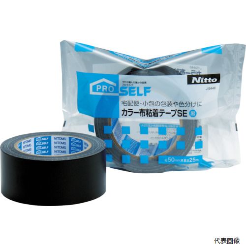 【特長】 ●識別や用途の使い分けに便利です。 【用途】 ●引越や荷物の梱包用途に。 ●色：ブラック ●幅(mm)：50 ●長さ(m)：25 ●厚さ(mm)：0.19 ●粘着力(N/10mm)：13.7 ●粘着力：13.7N/10mm ●引張...