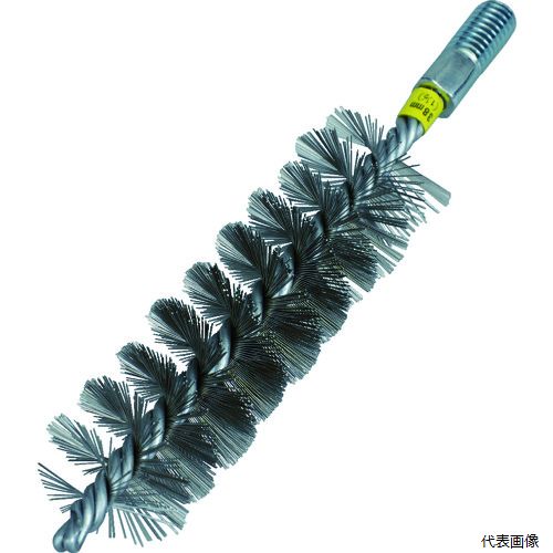 【特長】 ●スパイラル型ブラシは、煙突掃除用ブラシなどにみられる様な針金を芯線にしてそれをねじることにより、線材を固定しているブラシです。 ●パイプ内径、ねじ孔の内面など、普通のブラシでは届きにくい場所のクリーニング、バリ取り、その他のスケ...