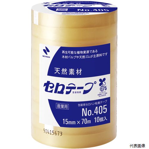 【特長】 ●力をかけずに素早く切れ、静電気が起こりにくく、においが少ないです。 ●バイオマスマーク認定品です。 ●二酸化炭素排出量が少なく環境にやさしい商品です。 ●2021年11月より、ニチバングループおよび粘着テープの生産に使用する電力...